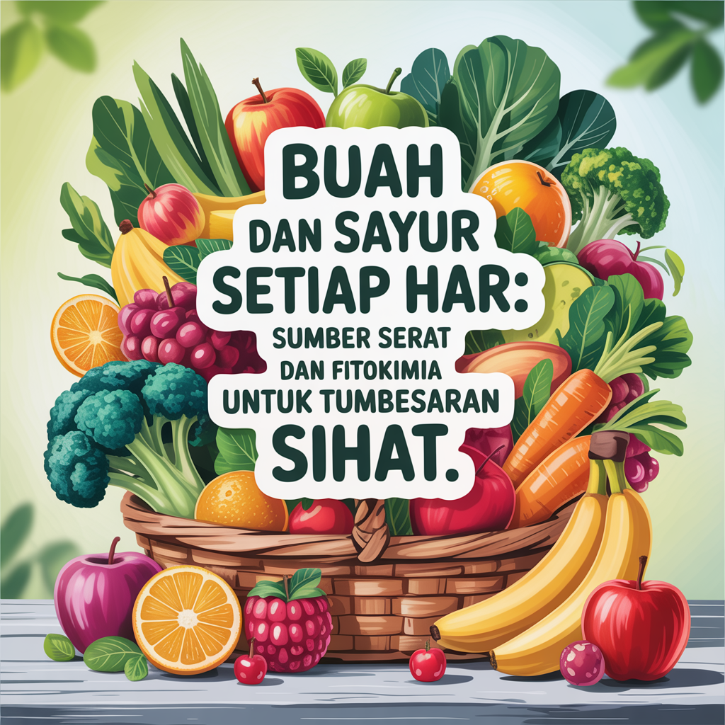 Buah dan Sayur Setiap Hari: Sumber Serat dan Fitokimia untuk Tumbesaran ...